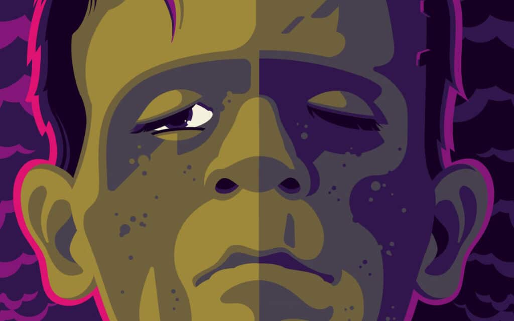 This Awesome FRANKENSTEIN Poster Deserves To Be On Your Wall