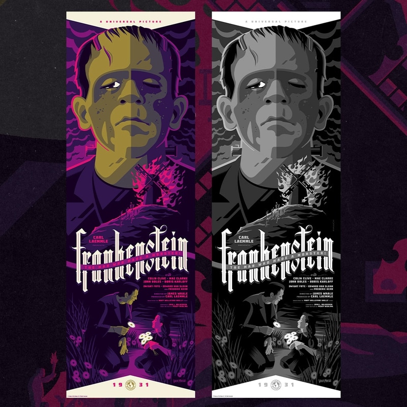 This Awesome FRANKENSTEIN Poster Deserves To Be On Your Wall
