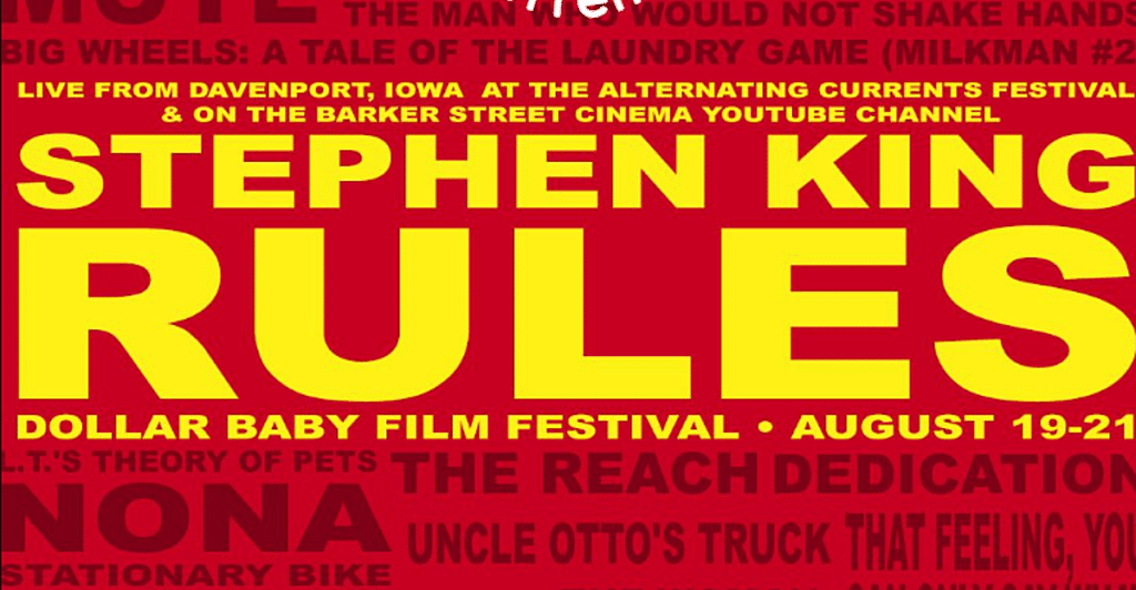 The STEPHEN KING RULES Online Film Festival Starts Tomorrow!