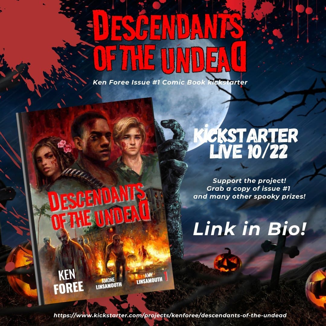DESCENDANTS OF THE UNDEAD Comic Coming From Horror Legend Ken Foree
