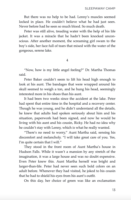 Exclusive Chapter Preview: Encyclopocalypse’s SLEEPAWAY CAMP Novelization